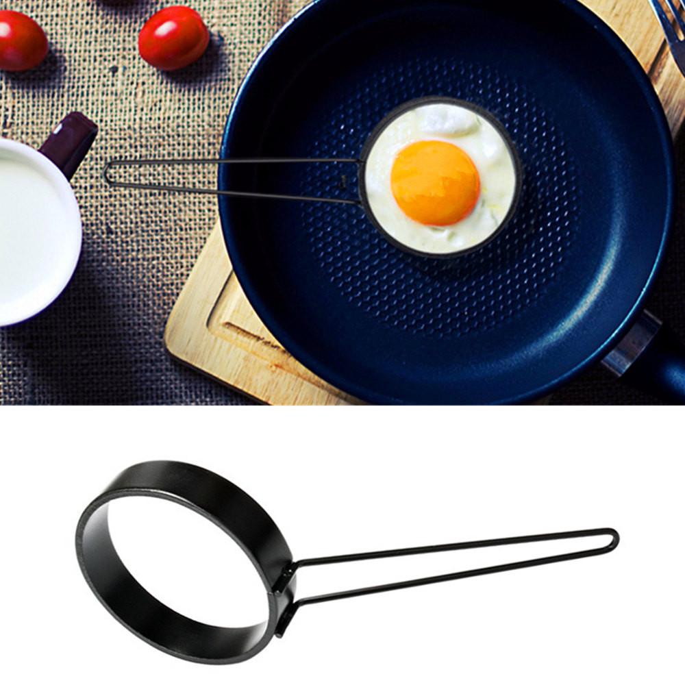 Buy Non-Stick Egg Fryer Handle Round Egg Rings Shaper Pancakes Molds ...