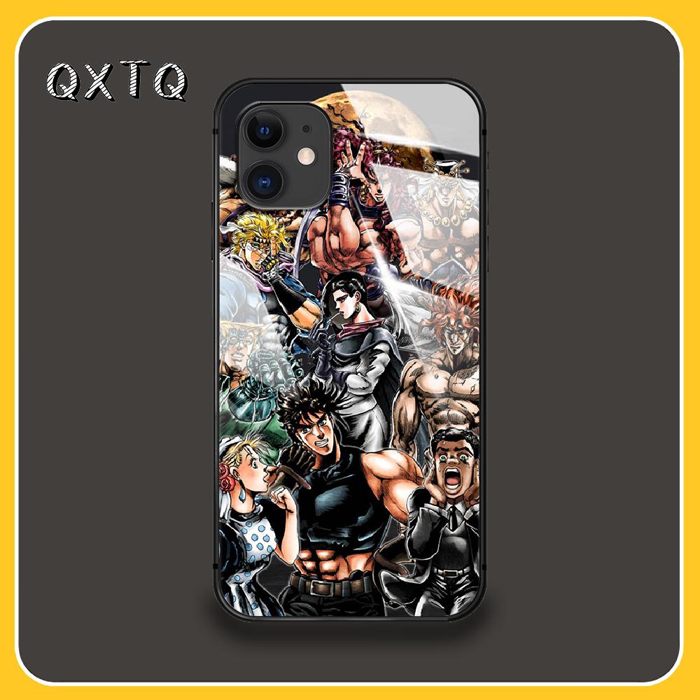 Buy JoJos Bizarre Adventure Tempered Glass Phone Case For Iphone Xiaomi ...