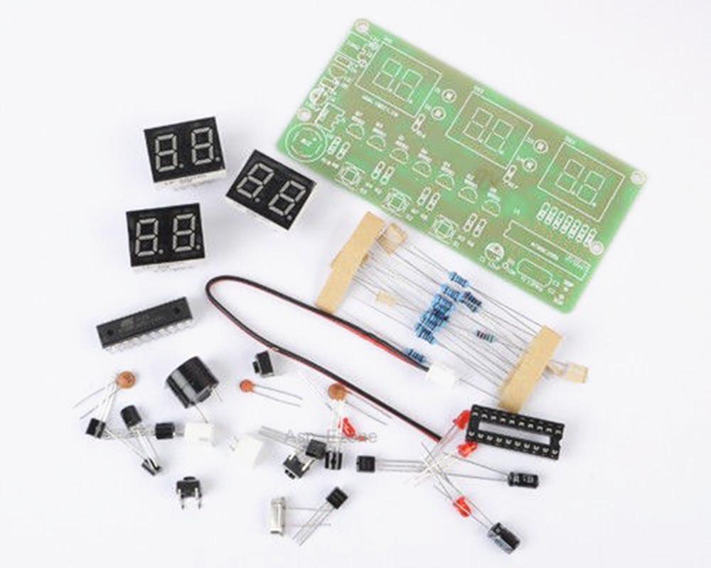 Buy C51 Digital Electronic Clock Suite DIY Kit Six 6 Bits Electronic ...