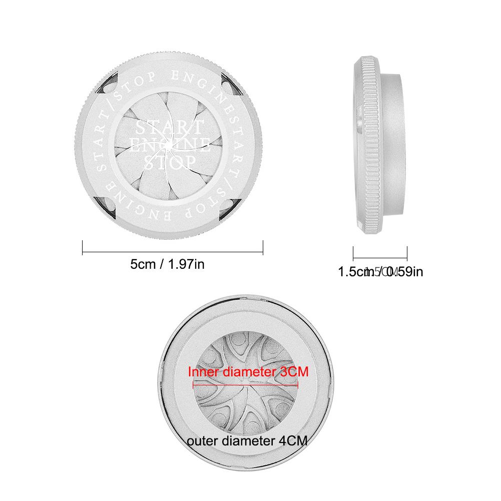 Cheap Car Engine Start Stop Button Cover Metal Ignition Switch For Saab ...