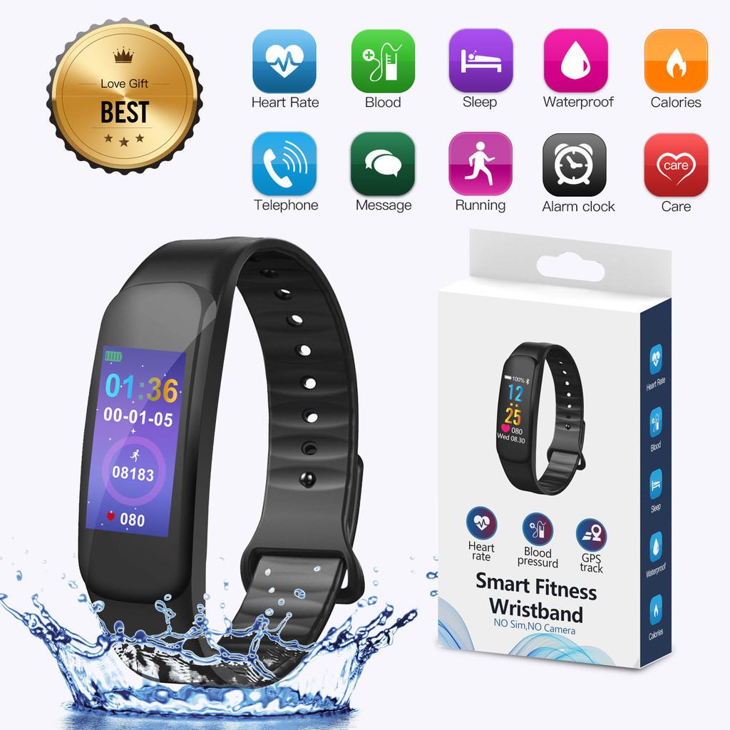 Buy Sports Blood Pressure Oxygen Heart Rate Fitness Smart Watch Wrist ...