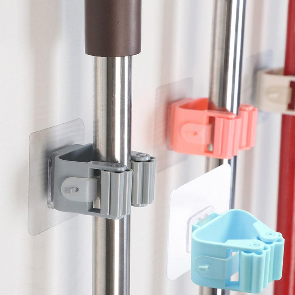Buy SX Punch-Free Strong And Seamless Mop Clips No-Stick Mop Holder Mop ...