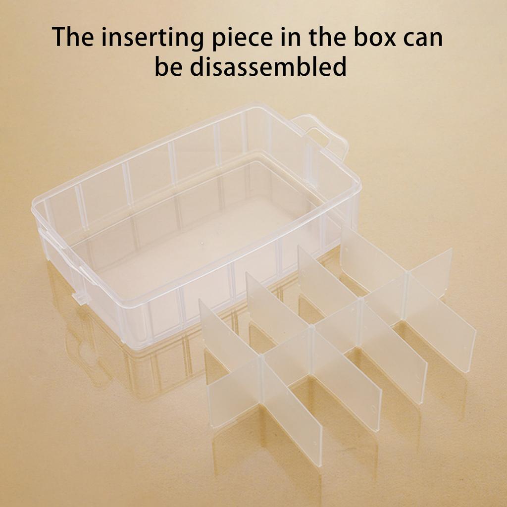 Buy Stackable Craft Container - 3-Layer Craft Box Organizer with Handle ...