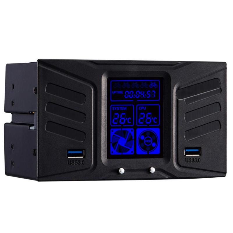 Buy Dual 5.25inch Drive Bay Computer Case Fan Speed Controller with ...
