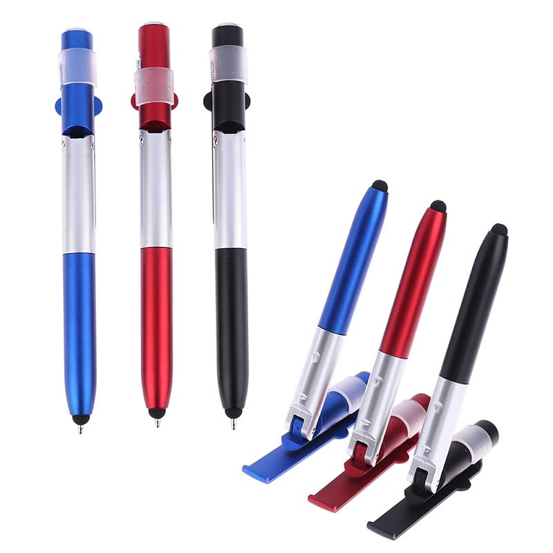 4 In 1 Folding Ballpoint Pen Screen Stylus Touch Pen Mini Capacitive ...