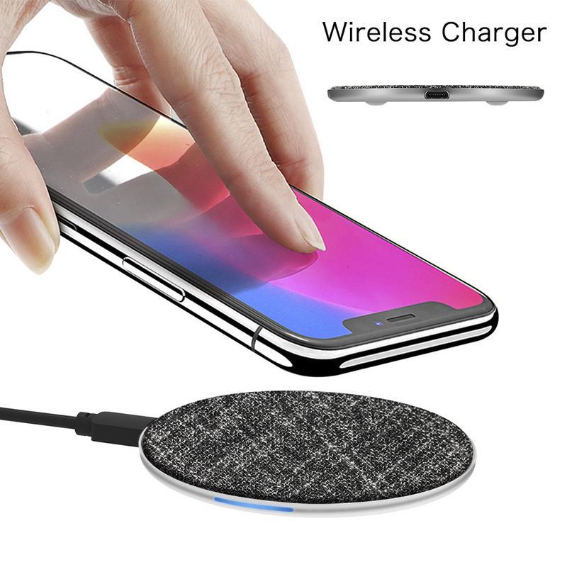 Buy Type-C 10W Round Mobile Phone Wireless Charger Ultra-Thin Quick ...