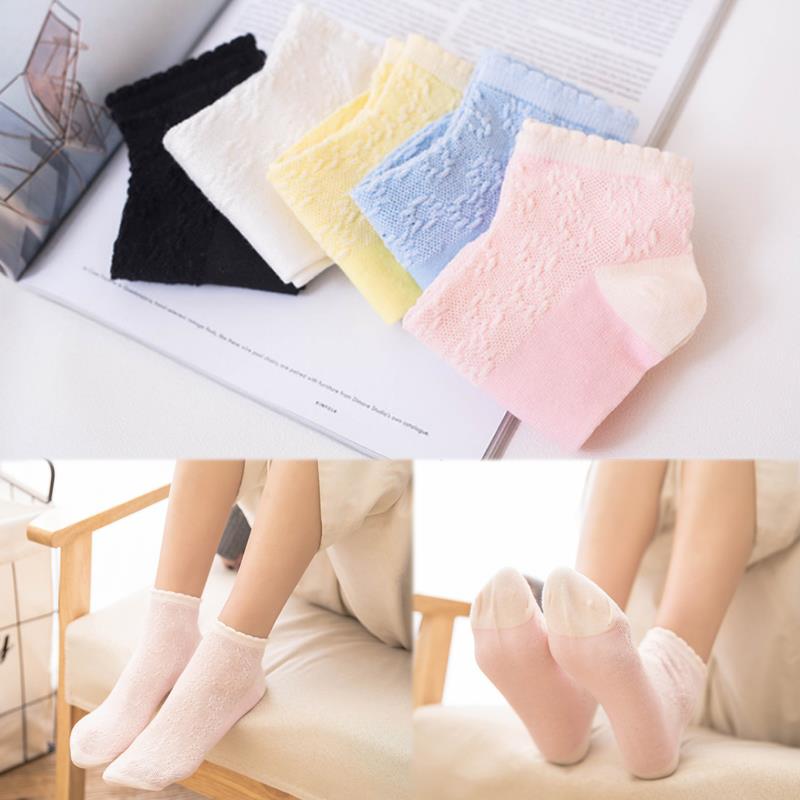 Buy Charm Hollow Mesh Multi-color Breathable Sock Short Tube Women Soft ...