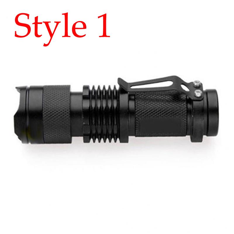 Buy 5000LM CREE Q5 3 Modes Zoomable LED Flashlight Torch Light with ...