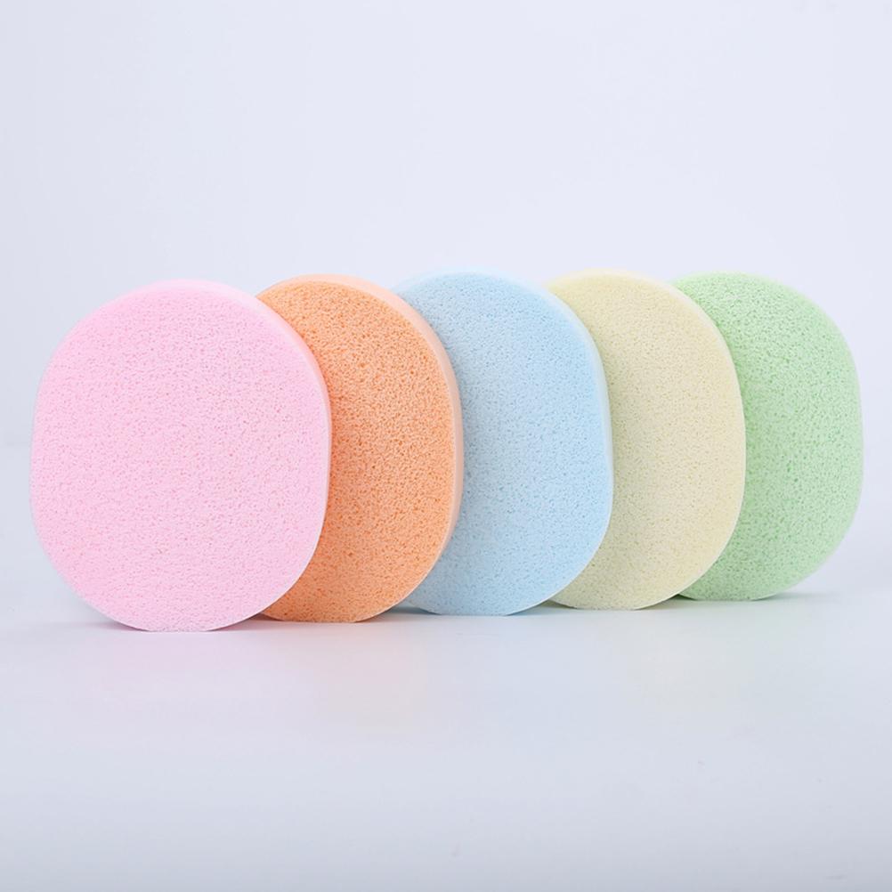 Buy 50pcs Facial Sponge Natural Reusable Soft Cleansing Sponge Face ...