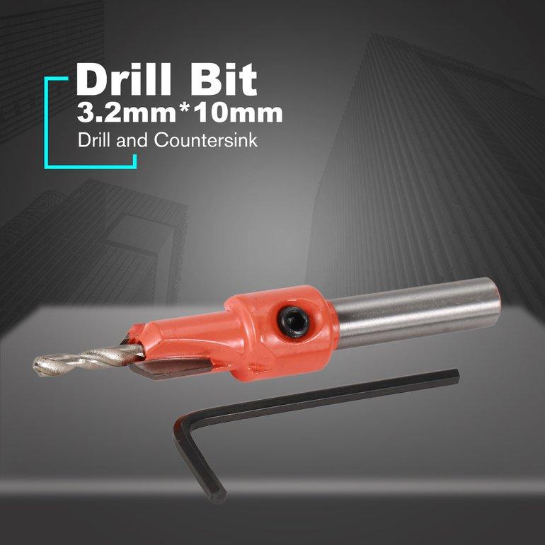 Buy Zao Ren Jduhf Alloy Drill Bit 3.2mm*10mm Rotary Tool Hole ...