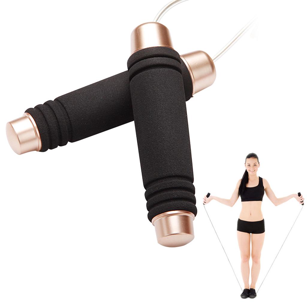 Weighted Jump Rope Anti Skid Jump Rope Adjustable Skipping Rope Jumping ...