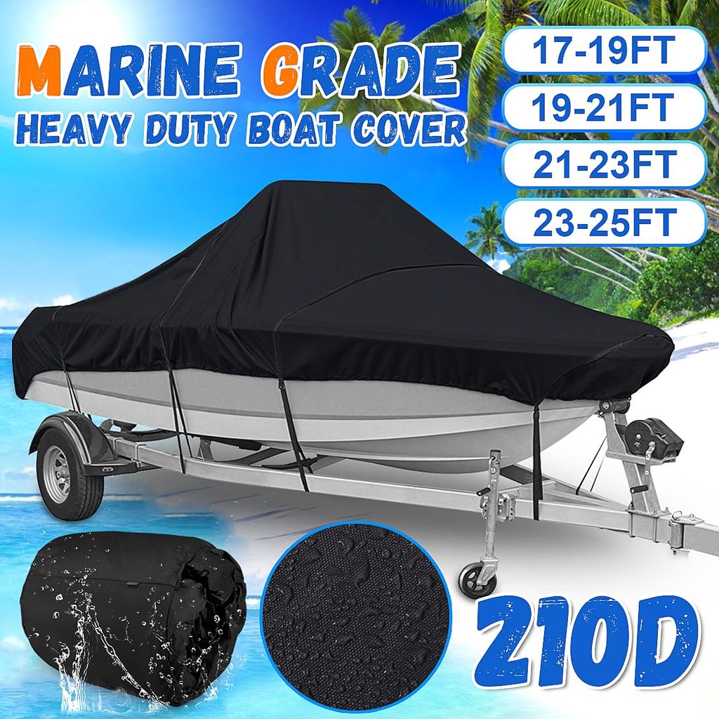 Buy 210D Waterproof Heavy Duty Marine Grade Boat Speedboat Cover 17 ...