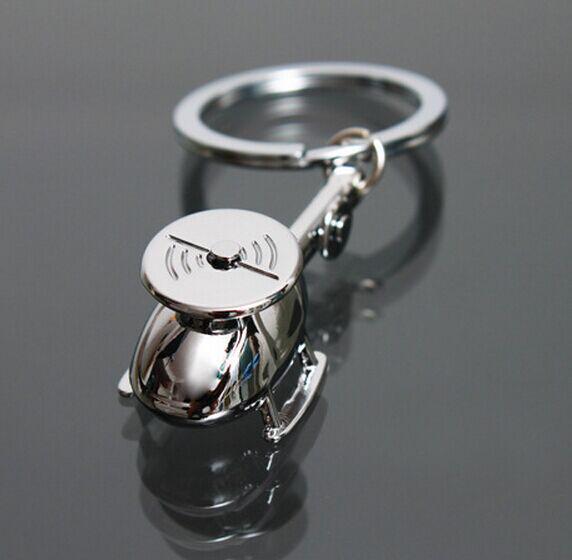 Buy 3D Rotating Plane Helicopter Keyring Keychain Purse Handbag Keyfob ...