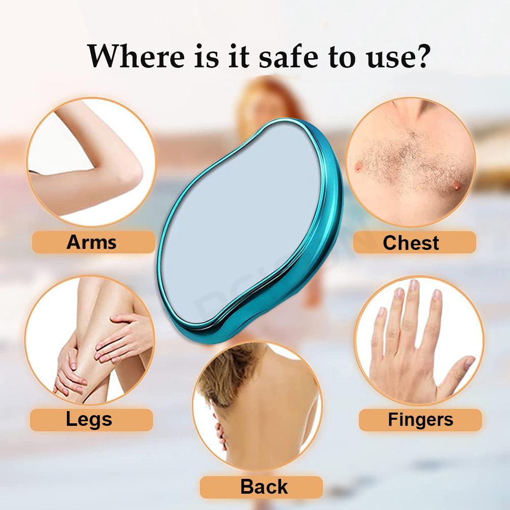 Buy New Hair Removal Crystal Glass Hair Eraser Epilator Painless Safe ...