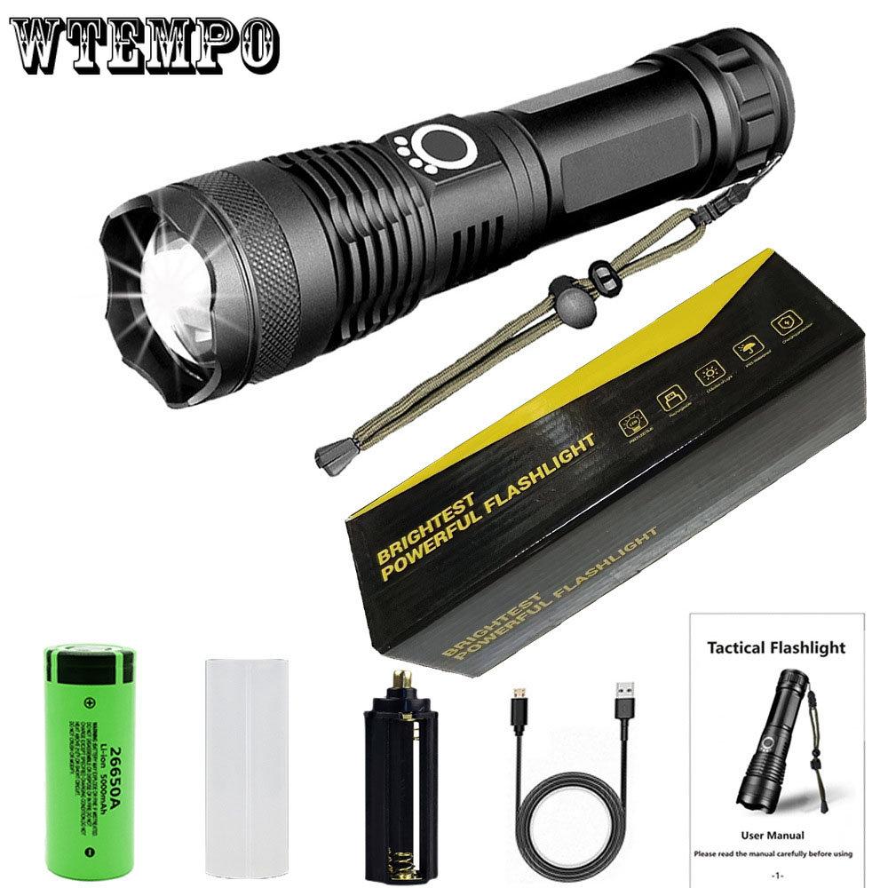 Buy Strong Light Flashlight USB Charging Aluminum Alloy Strong Light ...