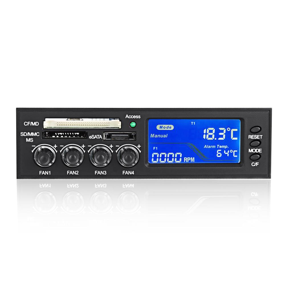 Buy STW STW - 022 5.25 Inch 4 In 1 LCD Panel Fan Speed Controller CPU ...