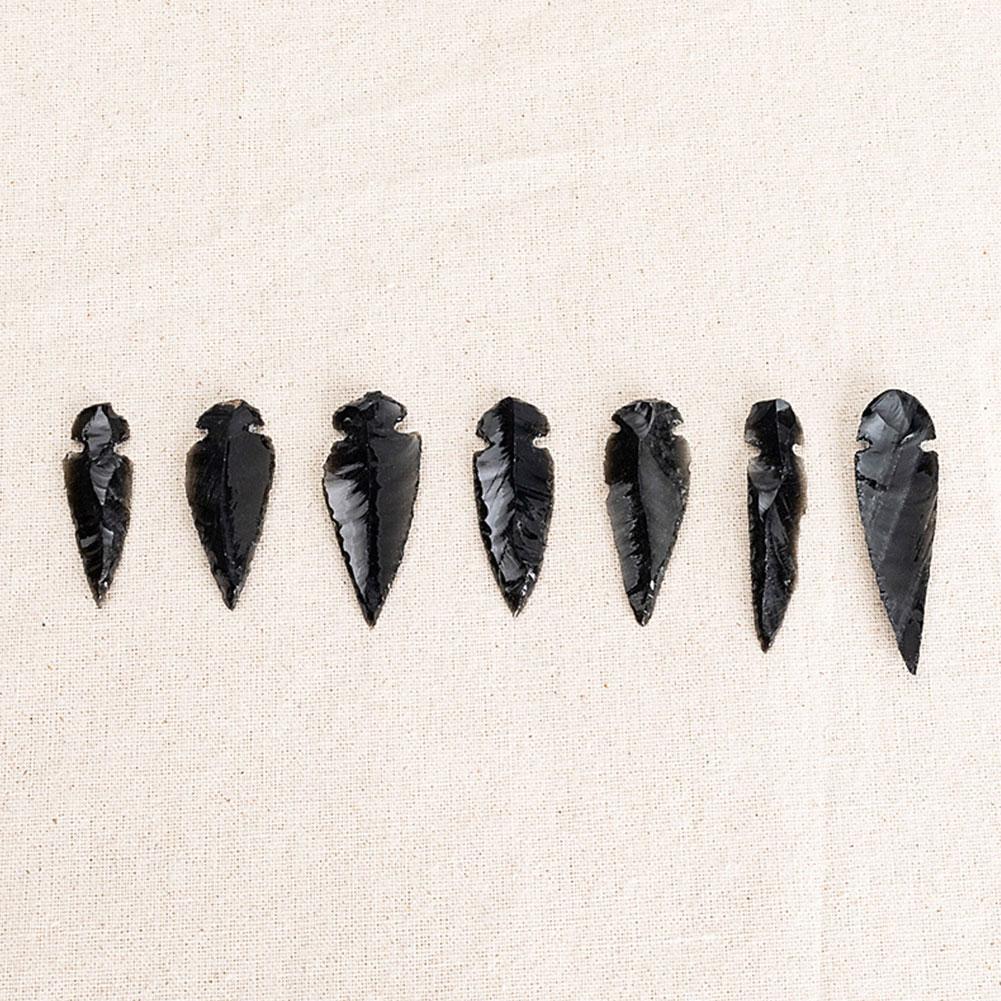 Buy 1PCS Natural Obsidian Quartz Evil Spirit Crystal Halloween Gift ...