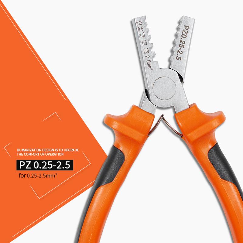 Buy Mayitr New 0.25-2.5mm² Crimping Pliers Lashing Pliers Wire End ...