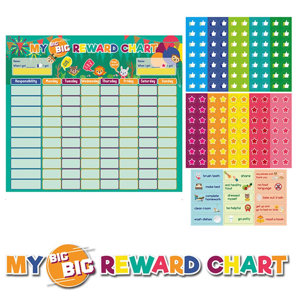 Buy Kids Magnetic Rewards Chart Behavior Educational Toy Incentive for ...