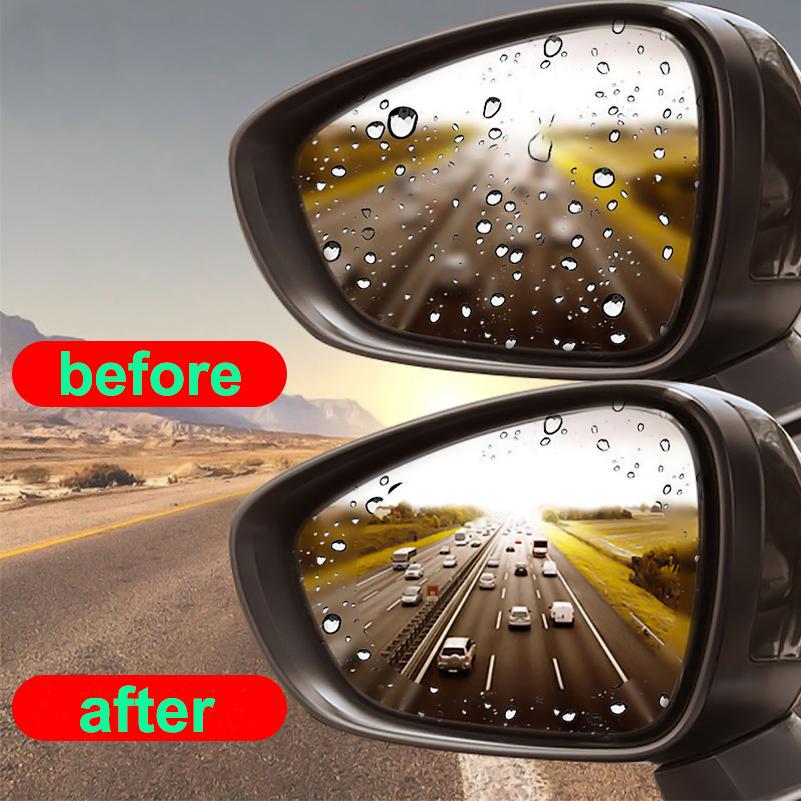 Buy 2Pcs Car Rear Mirror Protective Film Anti Fog Window Clear ...