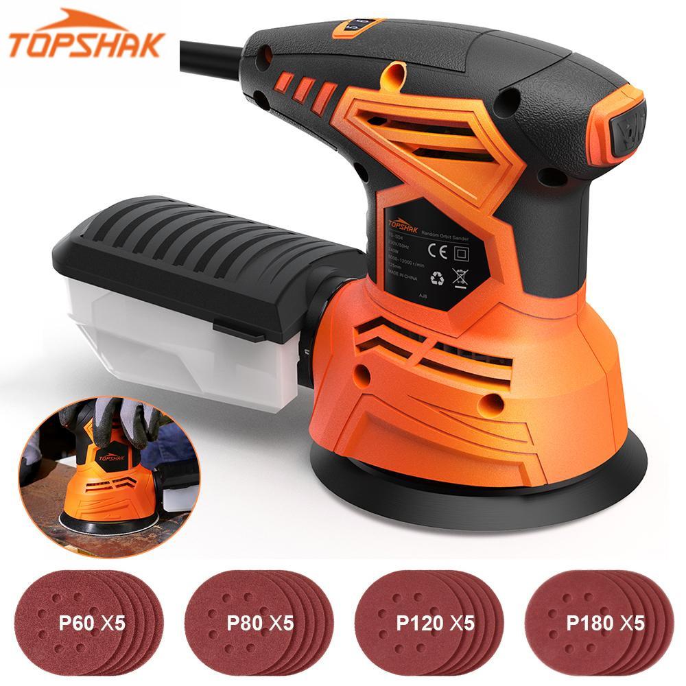 Buy Topshak TS-SD4 110V/220V 240W 6-Speed Electric Random Orbital ...