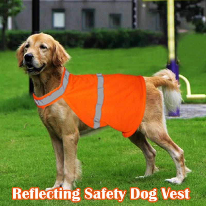 Pet Dog Reflective Vest Clothes Fluorescent Luminous Waterproof Pet ...