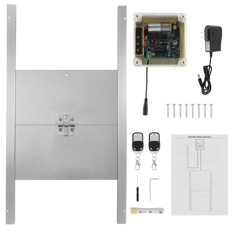 1 * Automatic Chicken House Door Opener Set Timing Control Automatic ...
