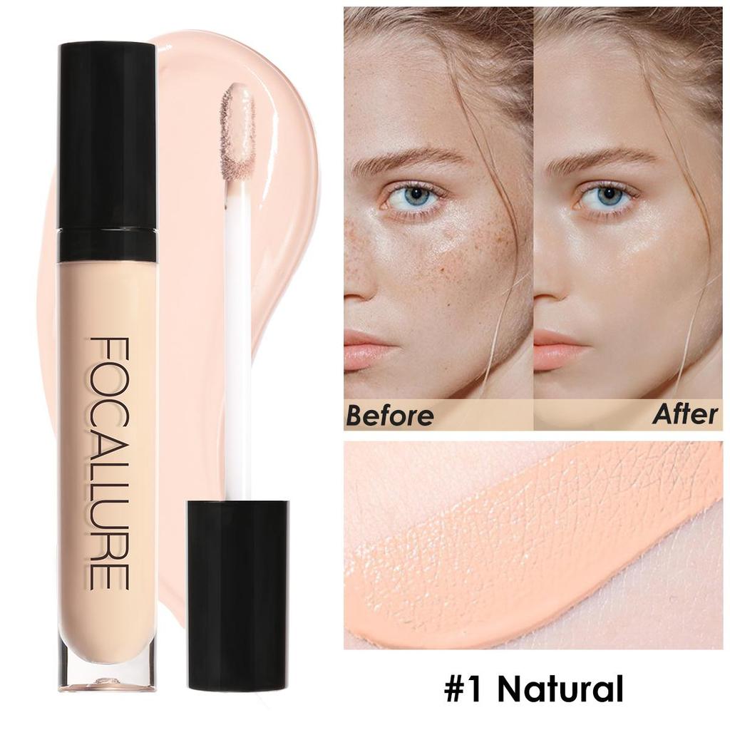 Cheap FOCALLURE 7 Colors Liquid Face Concealer Cream Waterproof Full ...