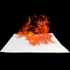 Buy 10Pcs 20*10Cm Fire Paper Flash Flame Paper Fire Paper Magic Props ...
