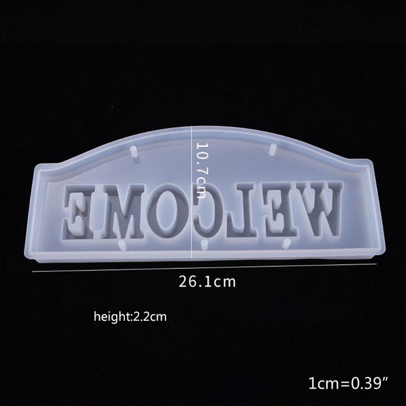 Buy Crystal Epoxy Resin Mold Letters Shape Casting Silicone Mould ...