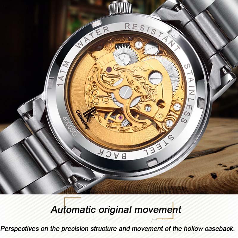 Buy IK Coloring Ladies Watch Top Luxury Simple Hollow Automatic ...