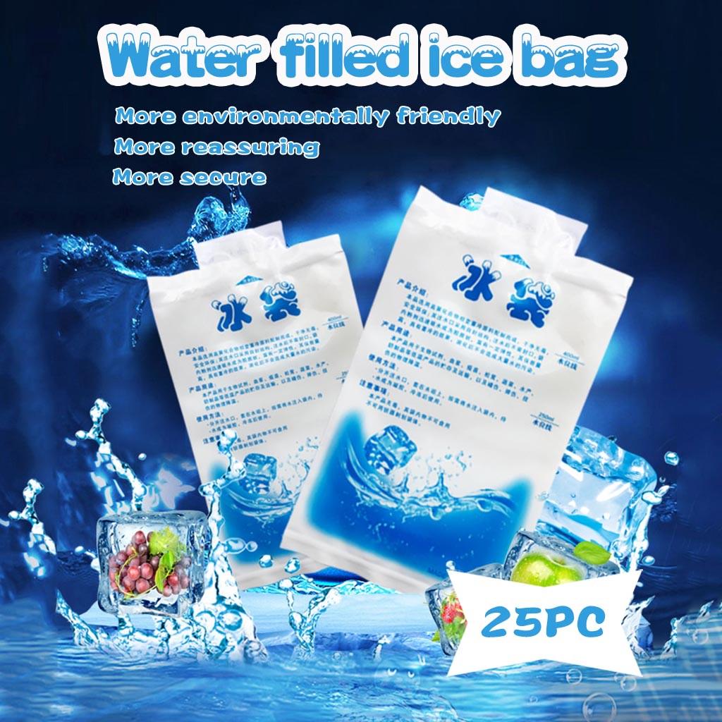 Buy 25PCS Reusable Gel Ice Cooler Pouchs for Food Storage Picnic Cooler ...
