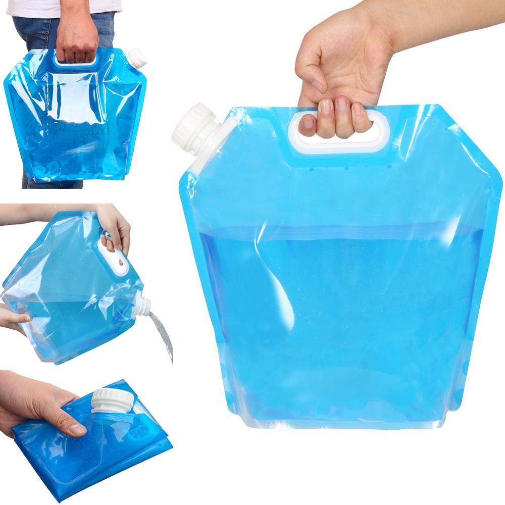 Buy 5L/10L BPA Free Collapsible Foldable Camping PE Water Storage ...