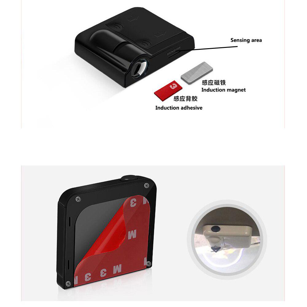 Buy 1 Pcs Car Door Wireless Projection Logo LED Laser Welcome Light for ...