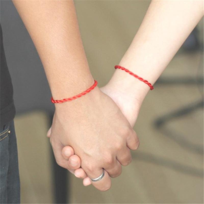 Satın alın 1PC Fashion Red Thread String Bracelet Lucky Red Handmade ...