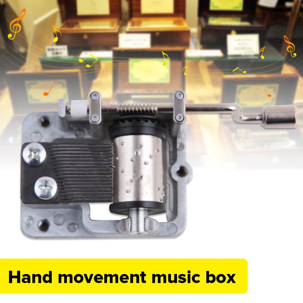 4Types Mini Hand Cranking Music Movement DIY Music Box Decorative ...