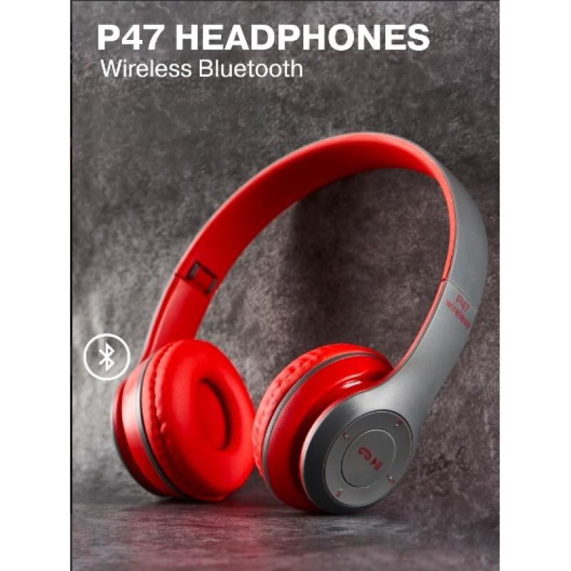 Buy P47 Wireless Bluetooth Headphones Headset P47 Fon Kepala Bluetooth Tanpa Wayar at affordable ...