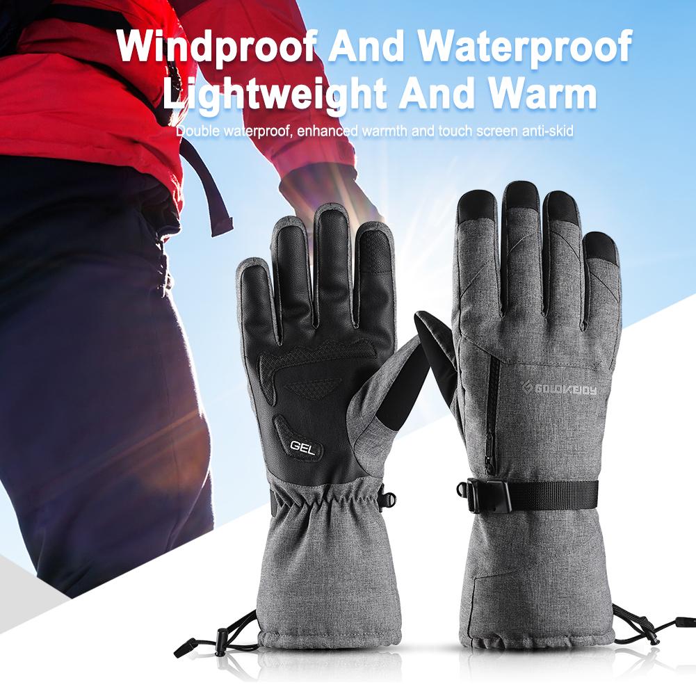 💰Comprar 1 Pair Men Women Winter Warm Windproof Skiing Gloves Adult ...