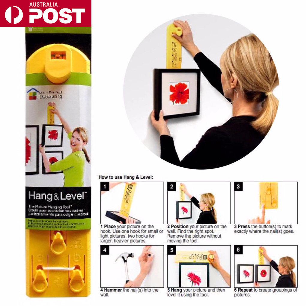 New Hang and Level The Picture Hanging Tool hang & level Tool Hot Gift ...