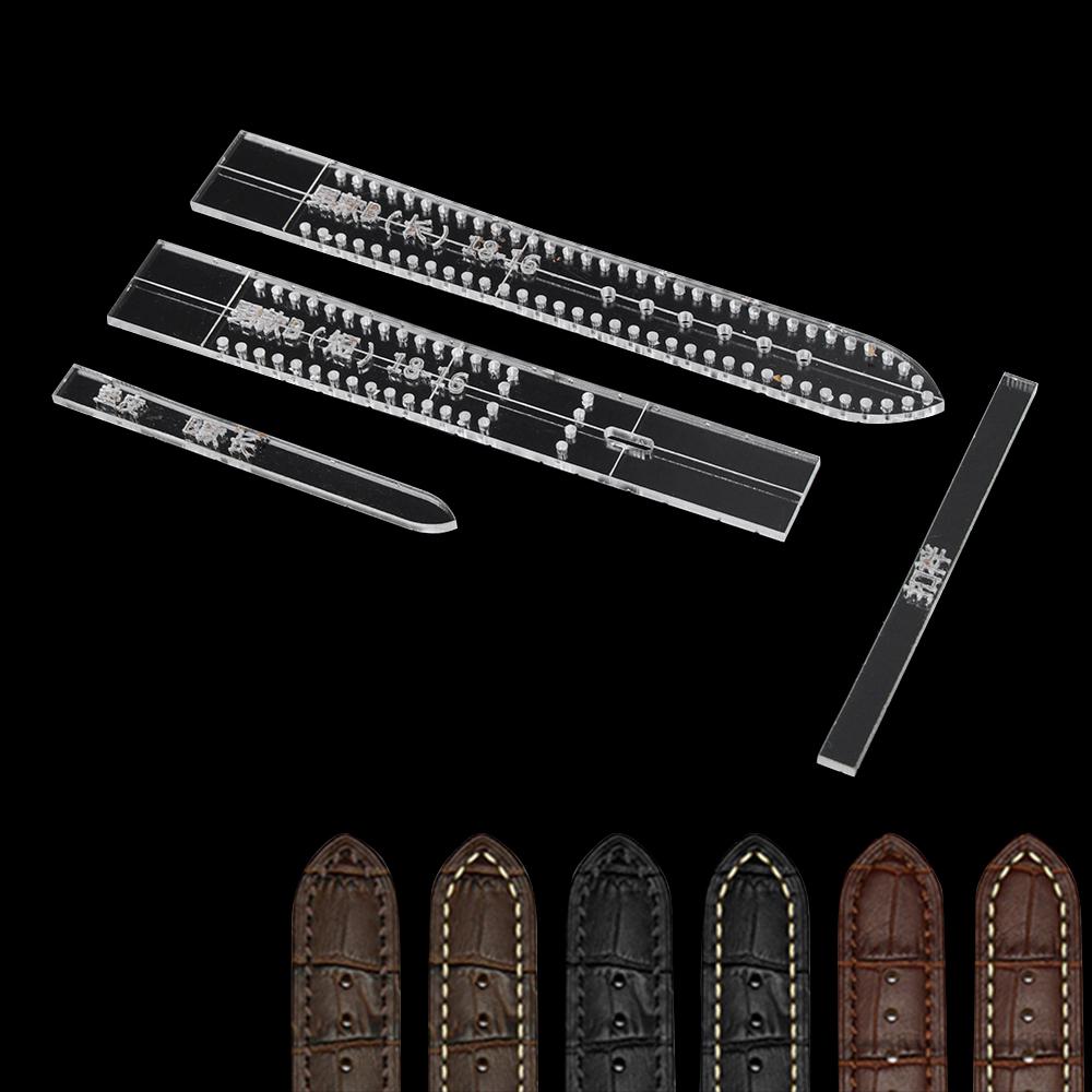 Transparent DIY Mould Acrylic Leather Band Stencil Watch Strap Mold ...