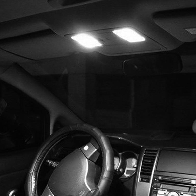 10pcs White 24SMD LED Car Interior Dome Panel Lights + Festoon T10 ...