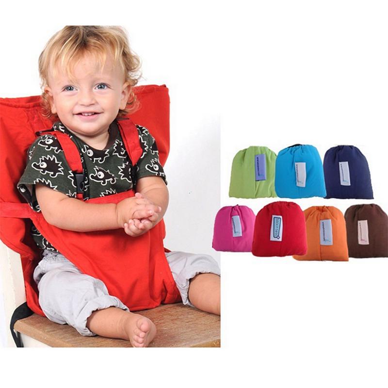 Portable Baby Kids Dining Feeding Home High Chair Seat Harness Strap ...