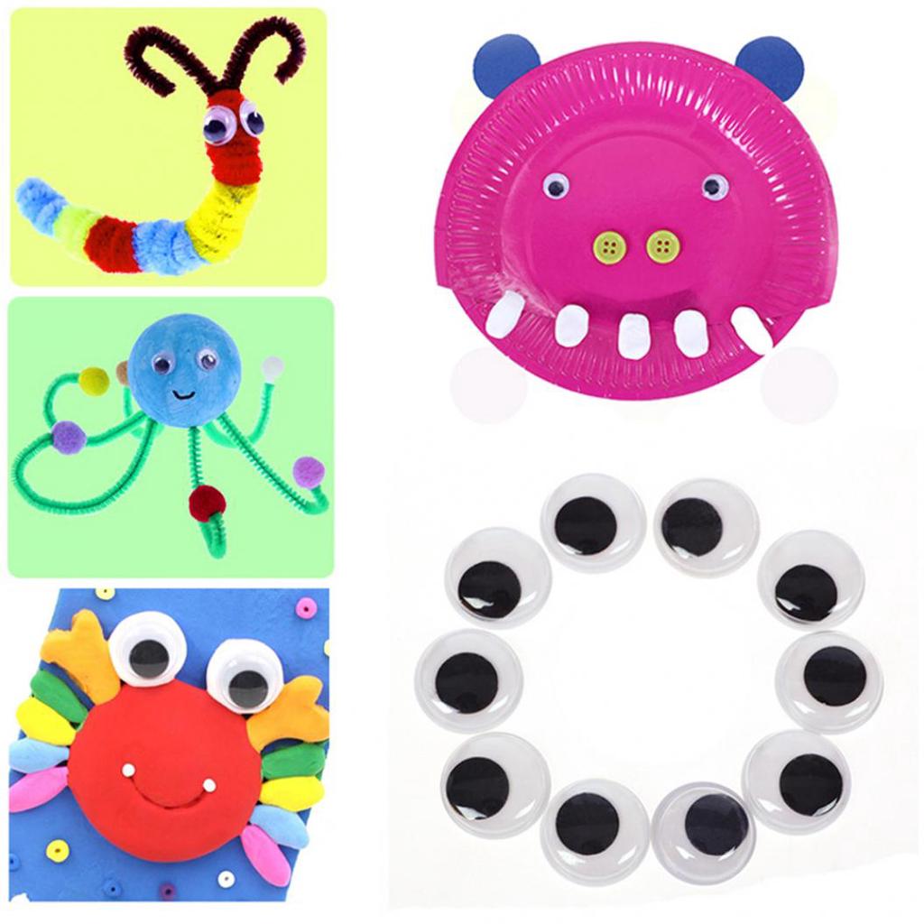 Buy Moving Eyeball Eye Scrapbook Doll Toy DIY Kids School Handcraft ...