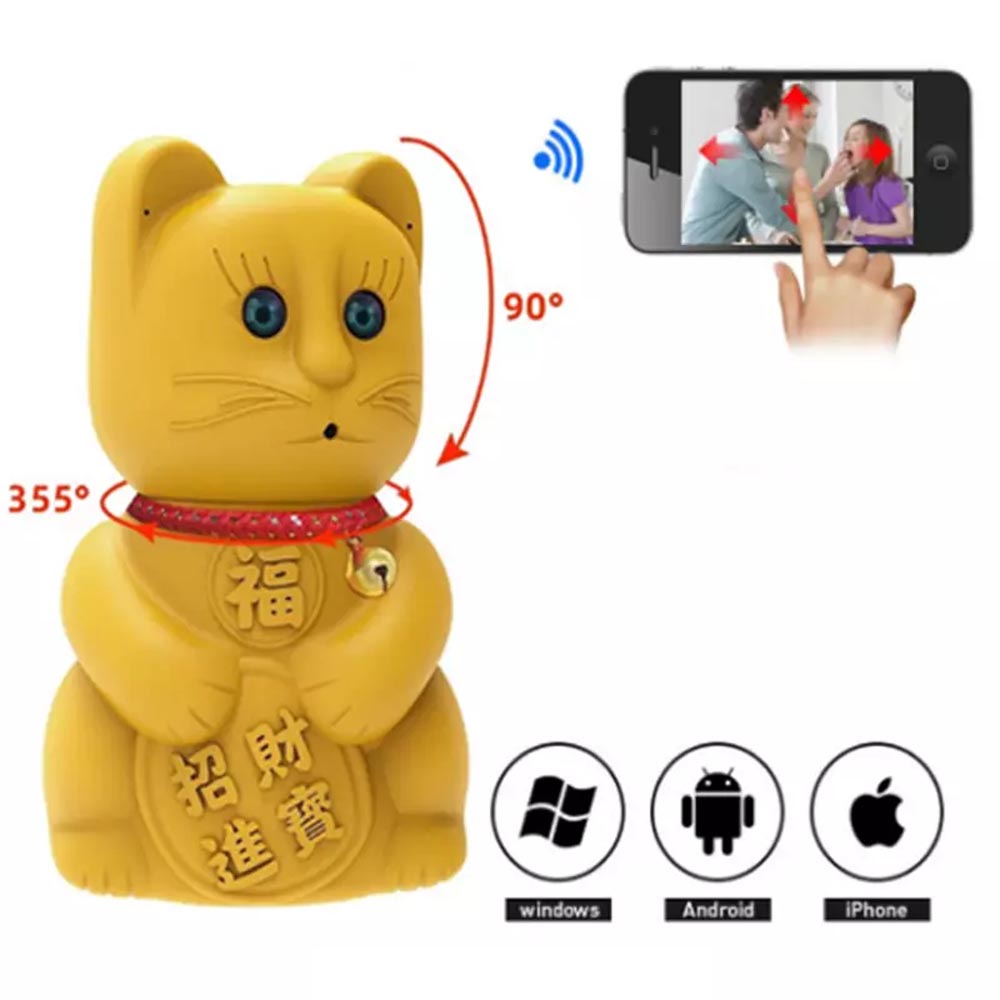 Buy 1080P WIFI Monitor China Lucky Cat Wireless Security CCTV IP ...