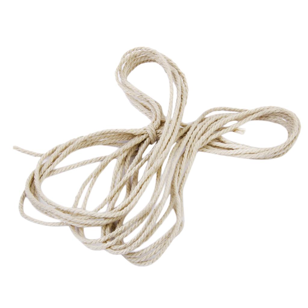 Buy 1 X 30M Natural DIY Braided Cotton Rope Cord String Dress Craft ...