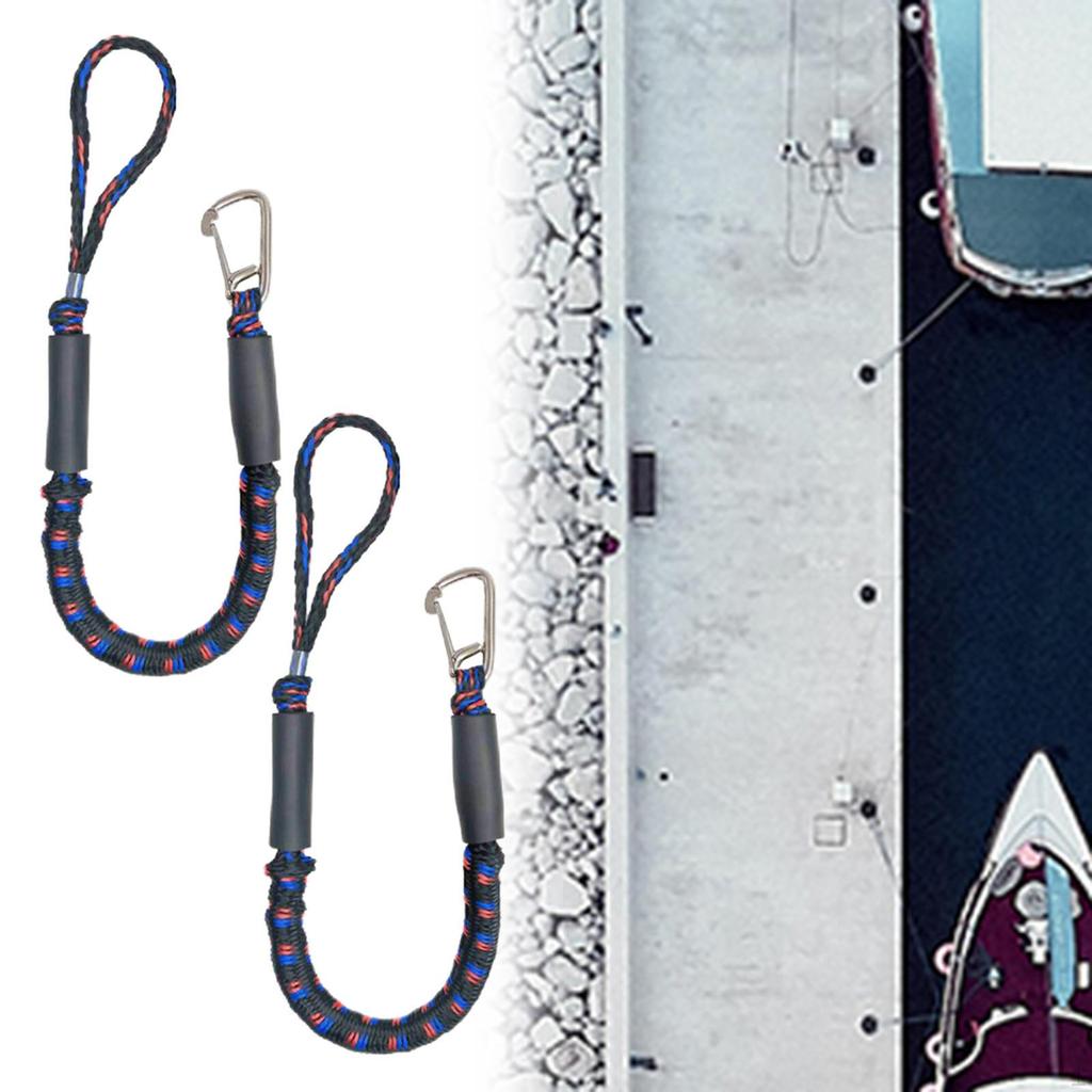 Buy 4FT Bungee Boat Dock Line Mooring Rope Boat Docking Ropes for PWC ...