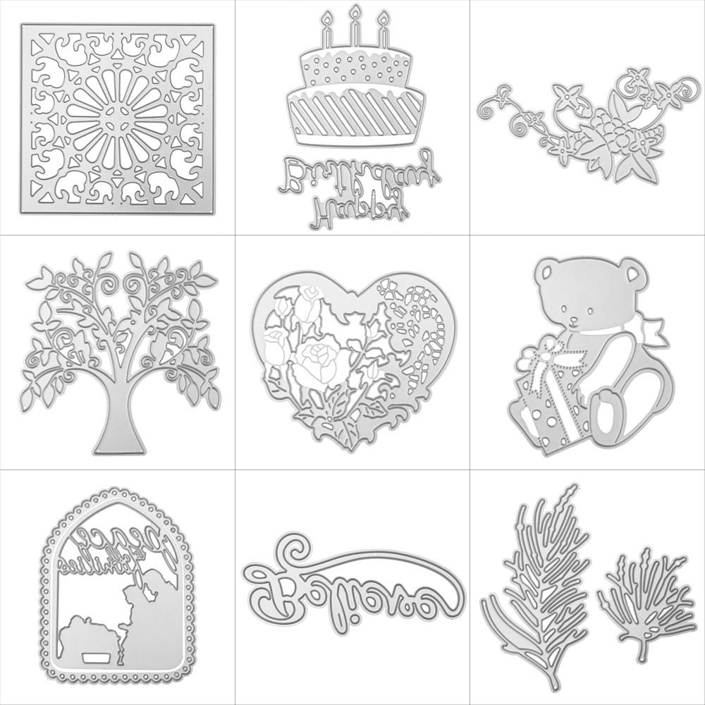 Buy Snowflake Metal Cutting Dies Stencils DIY Scrapbooking Album Paper ...