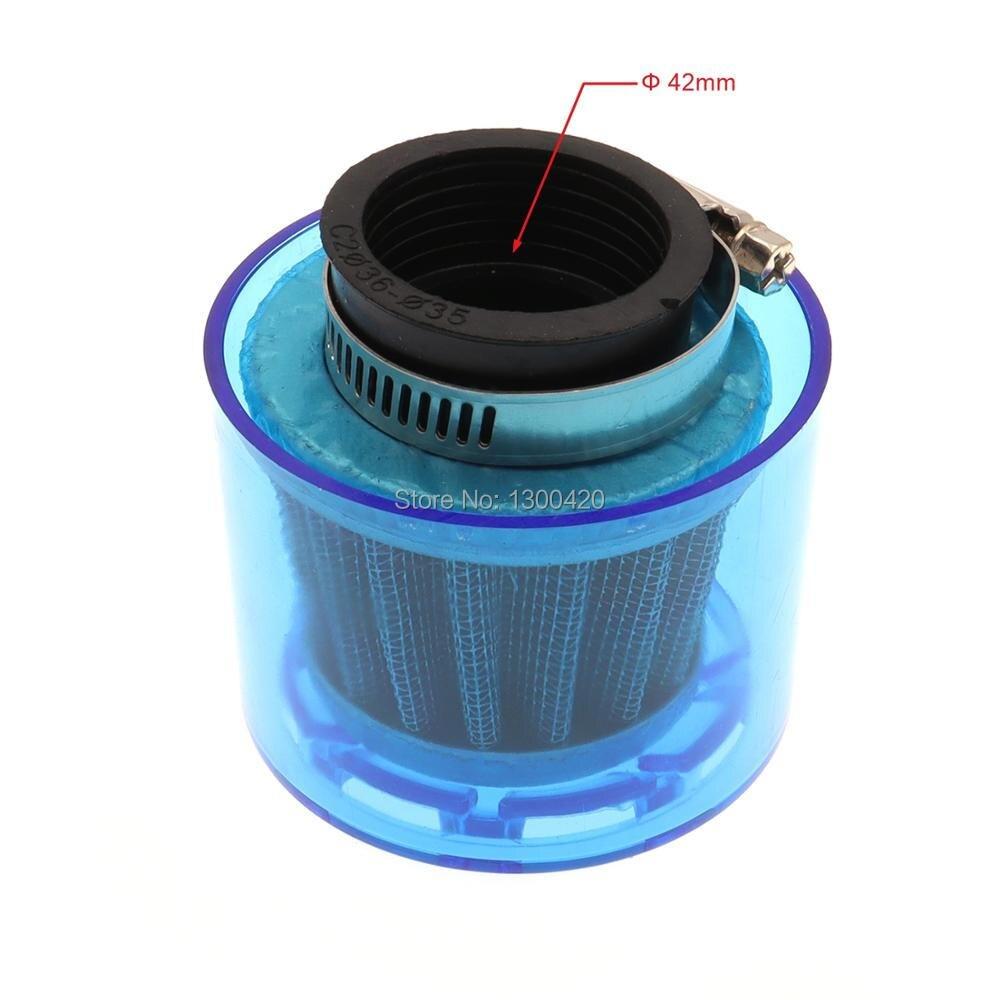 Buy 35mm 38mm 42mm Straight Bent Air Intake Filter Breather Cleaner ...