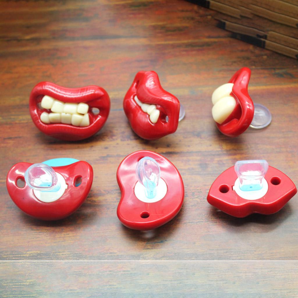 Buy Safety Silicone Funny Mouth Design Baby Toddlers Pacifiers Teethers ...