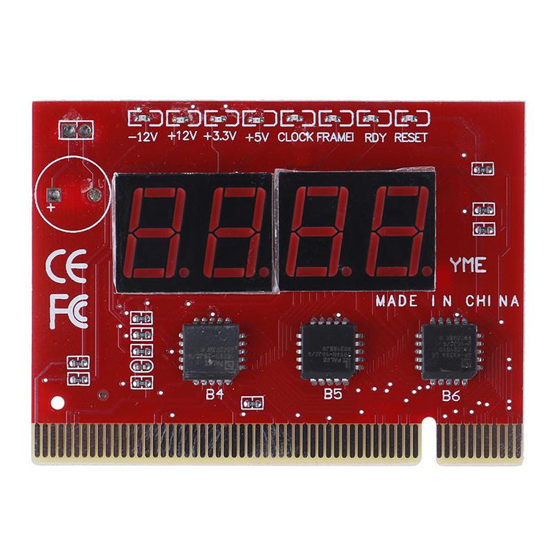 1Pc Motherboard Led 4-Digit Diagnostic Test Pc Analyzer Network Repair ...